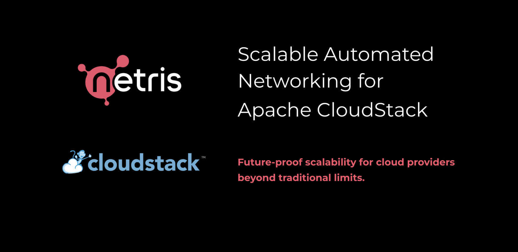 Scalable Automated Networking For Apache Cloudstack